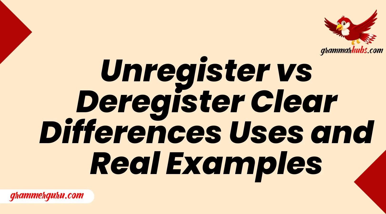Unregister vs Deregister – Clear Differences, Uses, and Real Examples