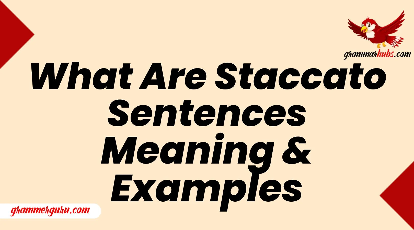 What Are Staccato Sentences? Meaning & Examples