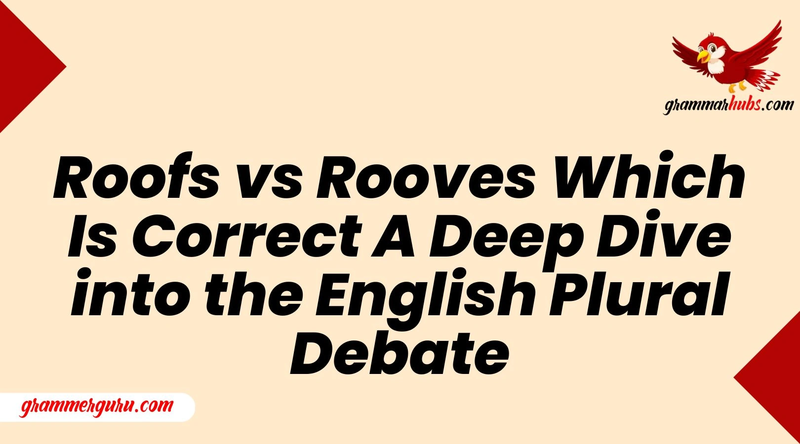 Roofs vs. Rooves – Which Is Correct? A Deep Dive into the English ...