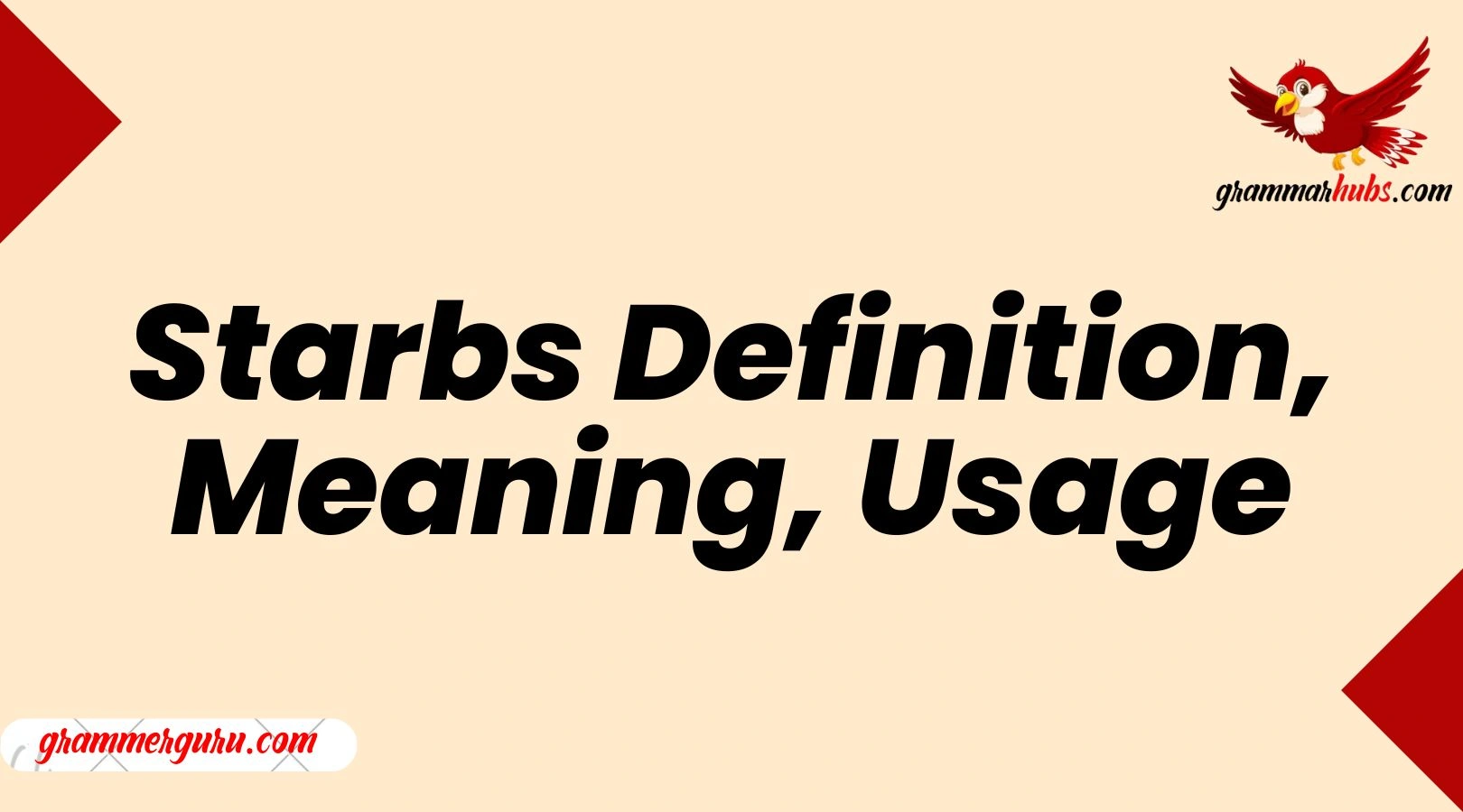 Starbs – Definition, Meaning, Usage